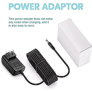 Nuxkst AC DC Adapter for Hitachi Digital 8 Hi8 8mm Video Camcorder VHSC Camera VM-H53E VM-E53A VM-E55A VM-H57 VM-H57A VM-H57E VM-E57E Power Supply Cord (Note: Without Battery Charger Dock.)