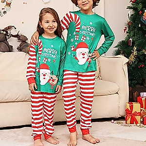 2023 Fashion Matching Family Pajamas Sets Christmas PJs for Family Matching Holiday Xmas Home Pajamas Sleepwear Sets