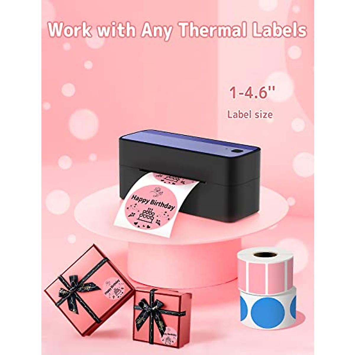 Itari Shipping Label Printer, Thermal Label Printer Work with Windows & macOS, Label Printer for Shipping Packages, 152mm/s, Compatible with Amazon, Ebay, Esty, Shopify, UPS, FedEx, USPS