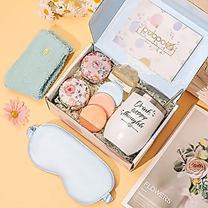 Pubpok Get Well Soon Gifts for Women, Care Package Self Care Gifts, Sympathy Gift Baskets for Her, After Surgery Gifts for Sick Friends Family, Thinking of You Cheer Up Gift Box