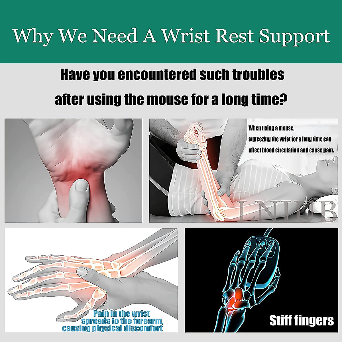 Nakano Miku Sexy Mouse Pad Anime 3D Breast Mousepad Wrist Rest Silicone Gel Mouse Mat Girl Gift with Soft Wrist Rest Support Desktop Mouse Pad