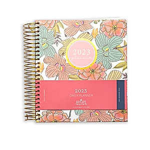 KITLIFE 2023 Keeping it Together Daily Planner | Chic Women’s Planner with Monthly Calendar – Spiral Bound Hardcover Appointment Book – Schedule Your Business Day – Agenda with Premium Paper, Floral