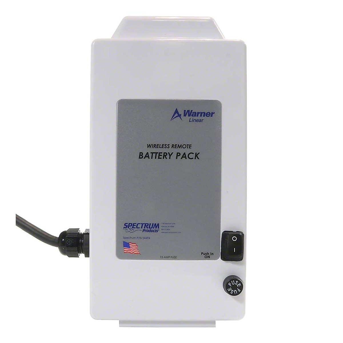 Warner Linear Wired Battery v5 for Spectrum Battery Powered Lifts