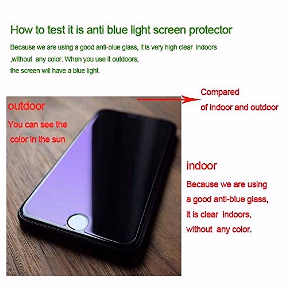 Kione iPhone Xs Max Screen Protector, Anti Blue Light Screen Protector [ Eye Protect ] [ Touch Screen Accuracy ] [Bubble Free] Tempered Glass for iPhone Apple XS Max [3 Pcs]