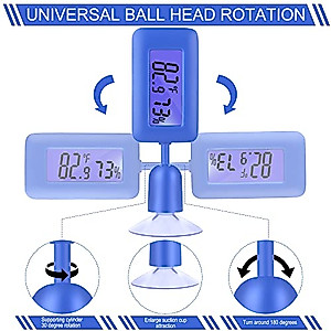 Reptile Thermometer,Reptile Thermometer and Humidity Gauge,Digital Reptile Thermometer and Hygrometer,