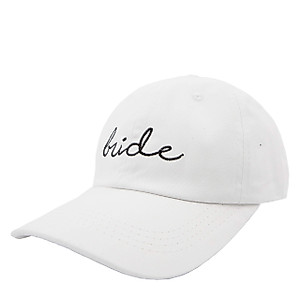 Erying Bride Squad Baby Bachelorette Party Hats, 6 Pack Perfect Bride Bachelorette Hats for The Bride Squad Baseball Trucker Hats (Black)