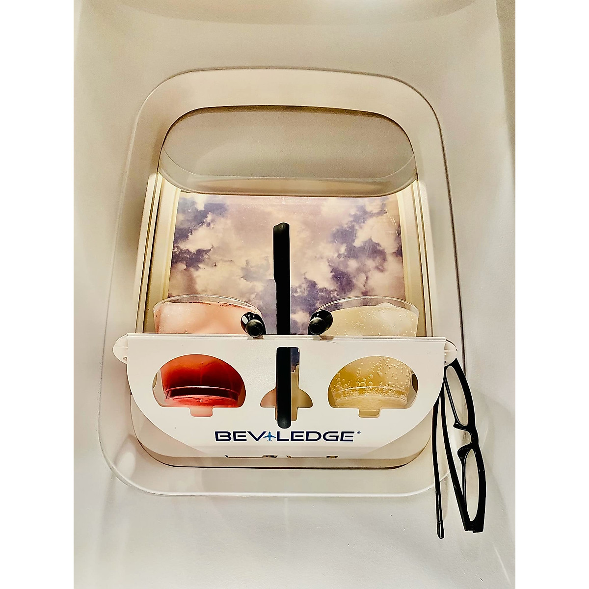 BEVLEDGE - Airplane window organization station - - One of the HOTTEST new travel accessories ! MAKES AN EXCELLENT GIFT FOR ANY TRAVELER!!