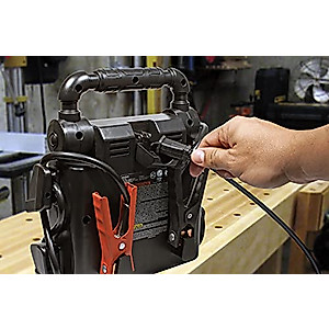 STANLEY J309 Portable Power Station Jump Starter: 600 Peak Amp Battery Booster, 3.1A USB Ports, Battery Clamps