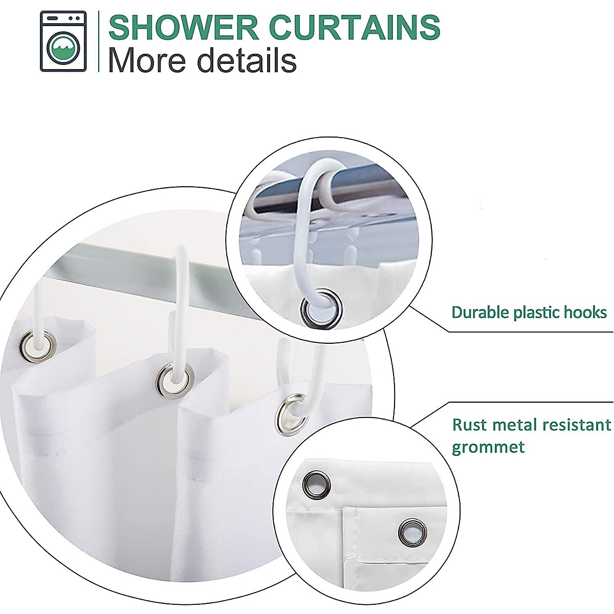 Merry Christmas Snowman Shower Curtain Winter Rustic Farmhouse Forest Xmas Snowflake Snow Country Pinecone Cute Red Bird New Year Holiday Fabric Polyester Curtains Bathroom Set Hooks 70x70 Inch