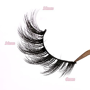 False Eyelashes Fox Eye Lashes Fluffy Faux Mink Lashes Wispy Angel Wing Lashes Volume Long Sexy Fake Eye Lash Pack Bratz Doll Lashes By Milllruez