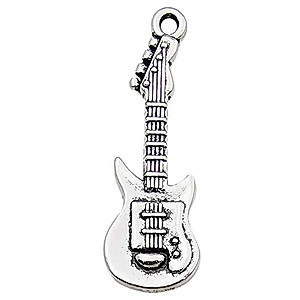 70pcs Craft Supplies Instrument Silver Music Notes Charms Pendants for Crafting, Jewelry Findings Making Accessory for DIY Necklace Bracelet Earrings HM211