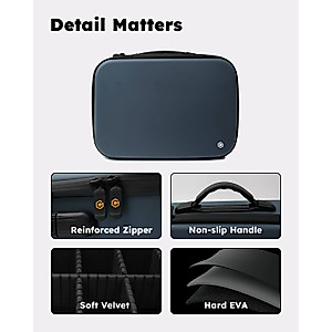 Extra Large Game Cards Case Adjustable Divider Storage Box Holder for Most Card Games compatible with Cards Against Humanity