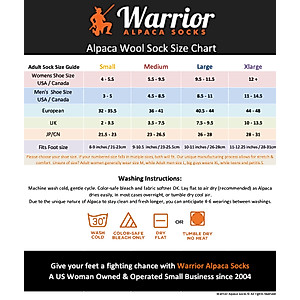 Warrior Alpaca Socks - Unisex High Performance Cross Trainer Athletic Socks (Large, Black/Grey Ankle)