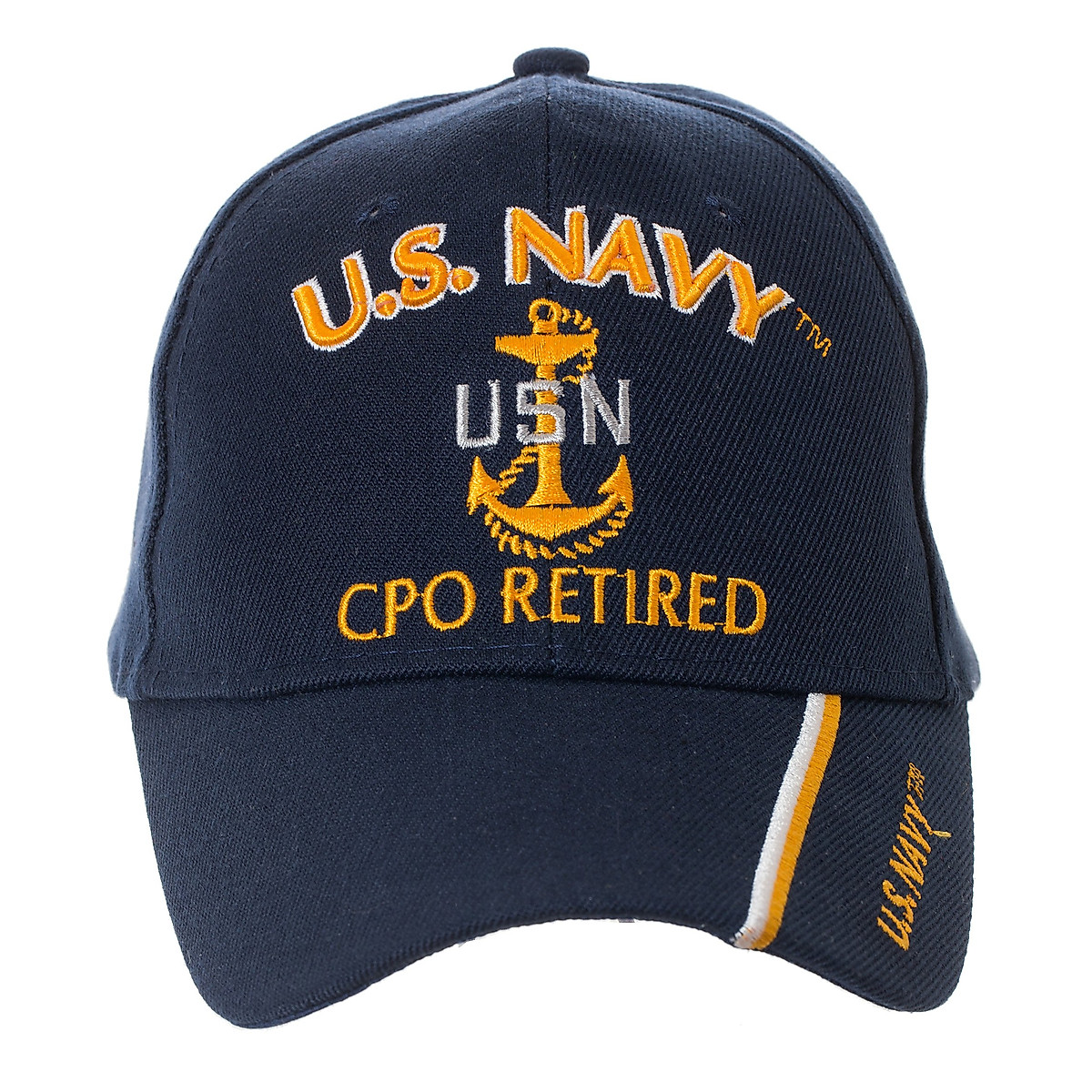 Artisan Owl Officially Licensed US Navy Retired Baseball Cap - Multiple Ranks! (Chief Petty Officer)