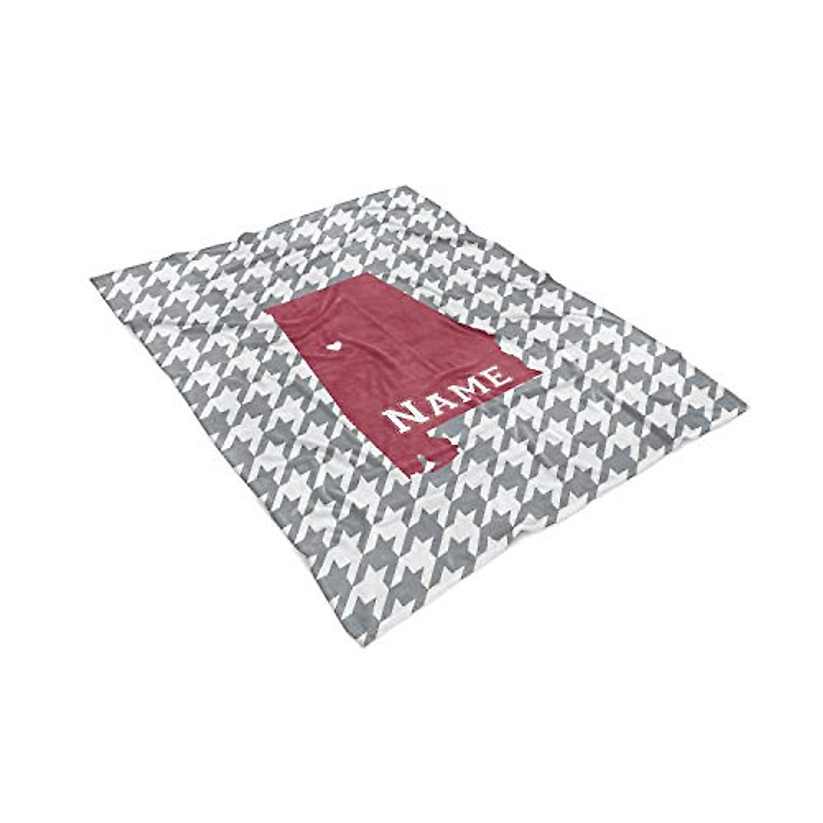 State Pride Series Alabama - Personalized Custom Fleece Blankets with Your Family Name - Tuscaloosa Edition