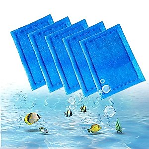 Xinhw 10-20 Gallon Aquarium Filter for Aqua tech Filters, Size B Aquarium Filter 10-20 Power Filters Replacement Filter Fish Tank Cartridge for EZ-Change #2 (5PCS, 10-20 Gallon)