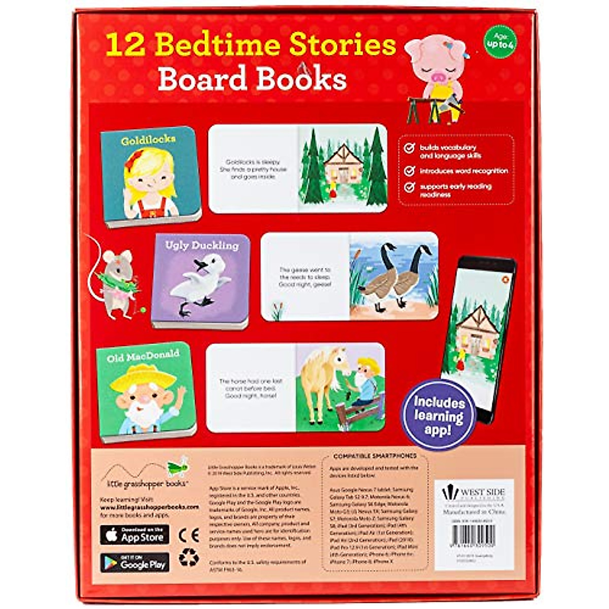 Bedtime Stories (12 Book Set ) (Early Learning)