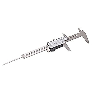 Digital Display Caliper, Electronic Vernier Caliper 0‑150mm Multifunctional Metric inch Conversion with 180mah Battery for Measuring Diameter Depth