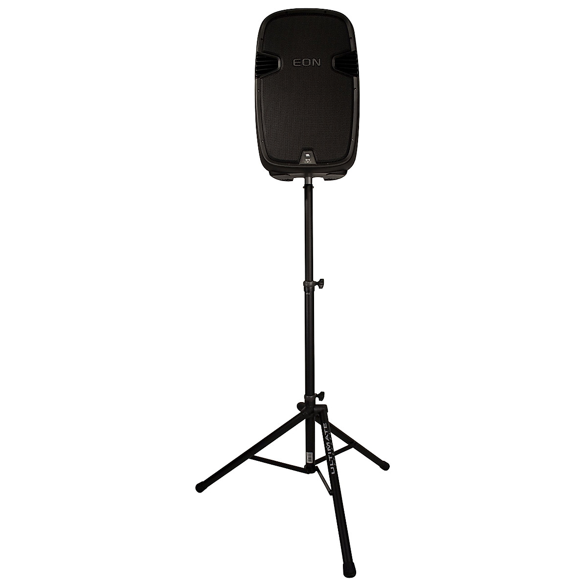 Ultimate Support TS-80B Original Series Aluminum Tripod Speaker Stand with Integrated Speaker Adapter