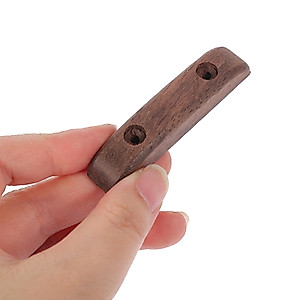 Artibetter 2pcs Rosewood Guitar Thumb Rest Bass Finger Rest with Mounting Screws