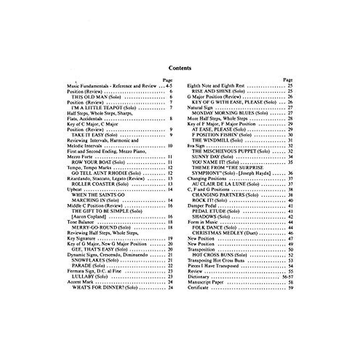 David Carr Glover Method for Piano Lessons: Level 1