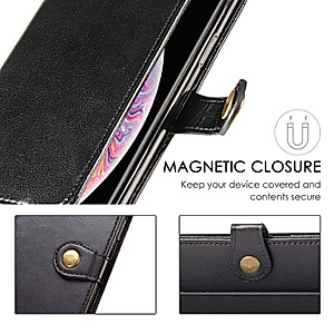 Compatible with Oppo Reno2 Case,Compatible with Oppo Reno 2 PU Leather Card Slot Flip Stand Wallet Protective Cover LAN