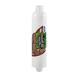 Camco GardenPURE Carbon Water Hose Filter | Filters Water from Your Garden Hose to Improve Plants Health and Provide Fresh Water for Pets and Animals | Great for Gardening and Farming (40691), White