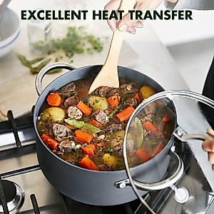 GreenPan Lima Hard Anodized Healthy Ceramic Nonstick 18 Piece Cookware Bakeware Pots and Pans Set, PFAS-Free, Oven Safe, Gray