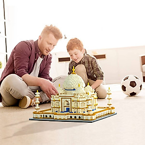 Tregoer Micro Mini Blocks Taj Mahal Building and Architecture Model Set,Mini Building Blocks Sets,Building and Architecture Toys Gifts for Kid and Adult（4000Pieces）