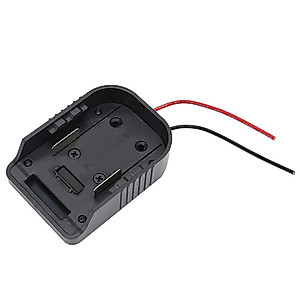 Wendry Battery Converter Adapter, 10 Inch 12 Wire Power Mount Connector Adapter Dock Holder, 18v Cable Battery Adapter for Makita Series/Bosch Series