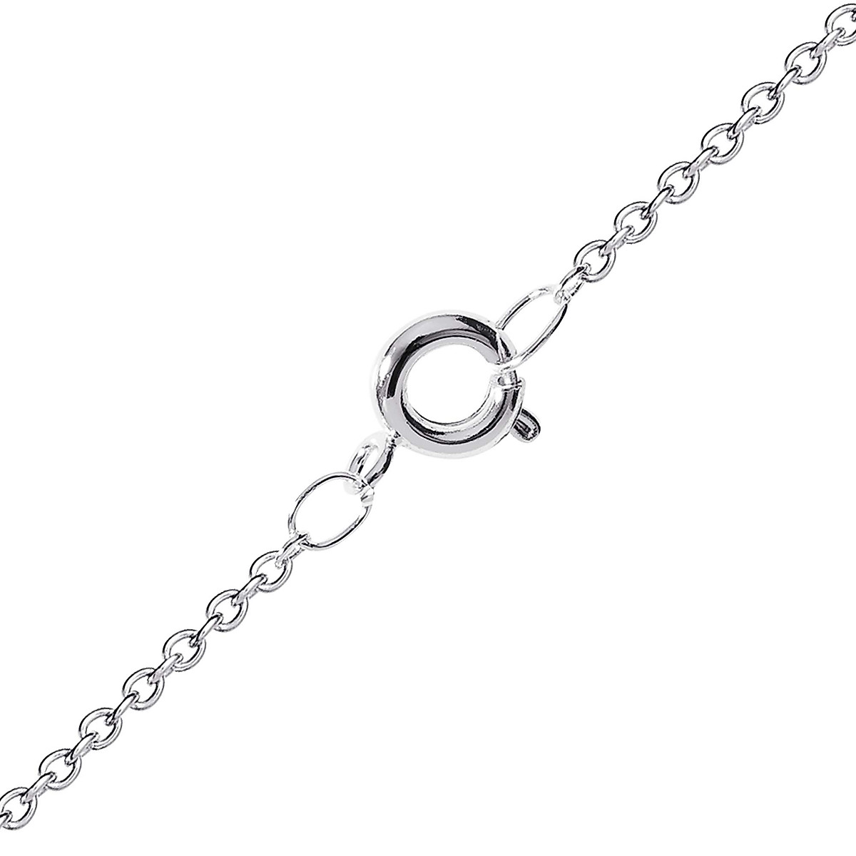 Disney Crystal Minnie Mouse Necklace and Stud Earrings- Silver Plated Minnie Mouse Earrings and Matching Necklace 18" Jewelry