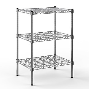 Regal Altair 18" Deep x 24" Wide x 34" Height Wire Shelving Kit | 3-Tier |NSF Commercial Storage Rack Unit