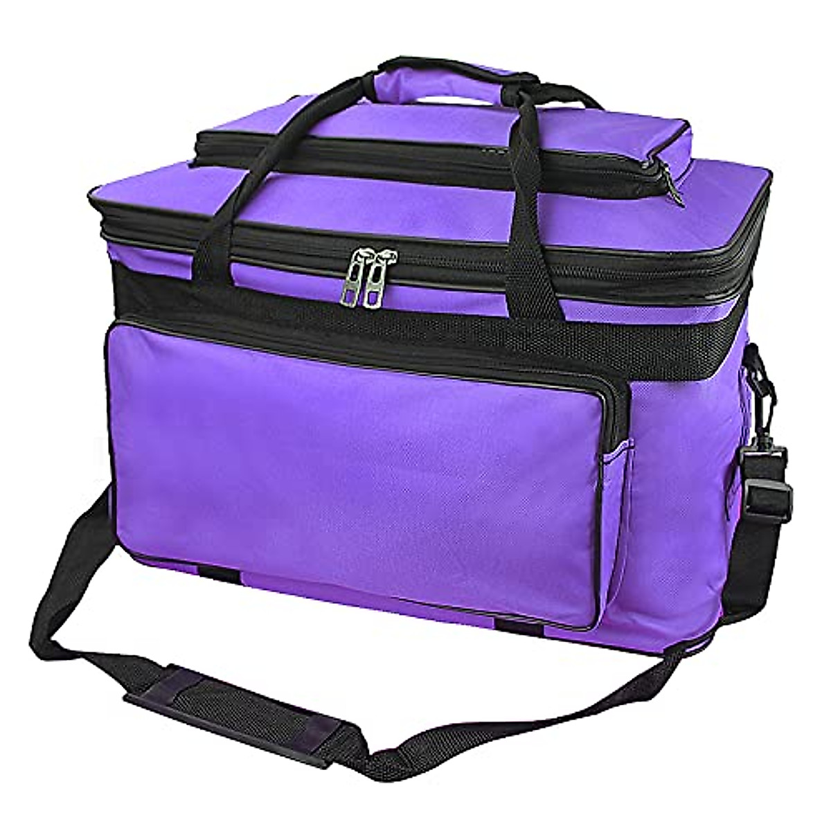 Waterproof Art/Craft Supplies Storage Tote Bag Artist Travel Portfolio Carrying Bag Case Painting Box Large Capacity Messenger Bag for Painting Brushes Pencils Palette Paints Sketchbook (Newspaper)