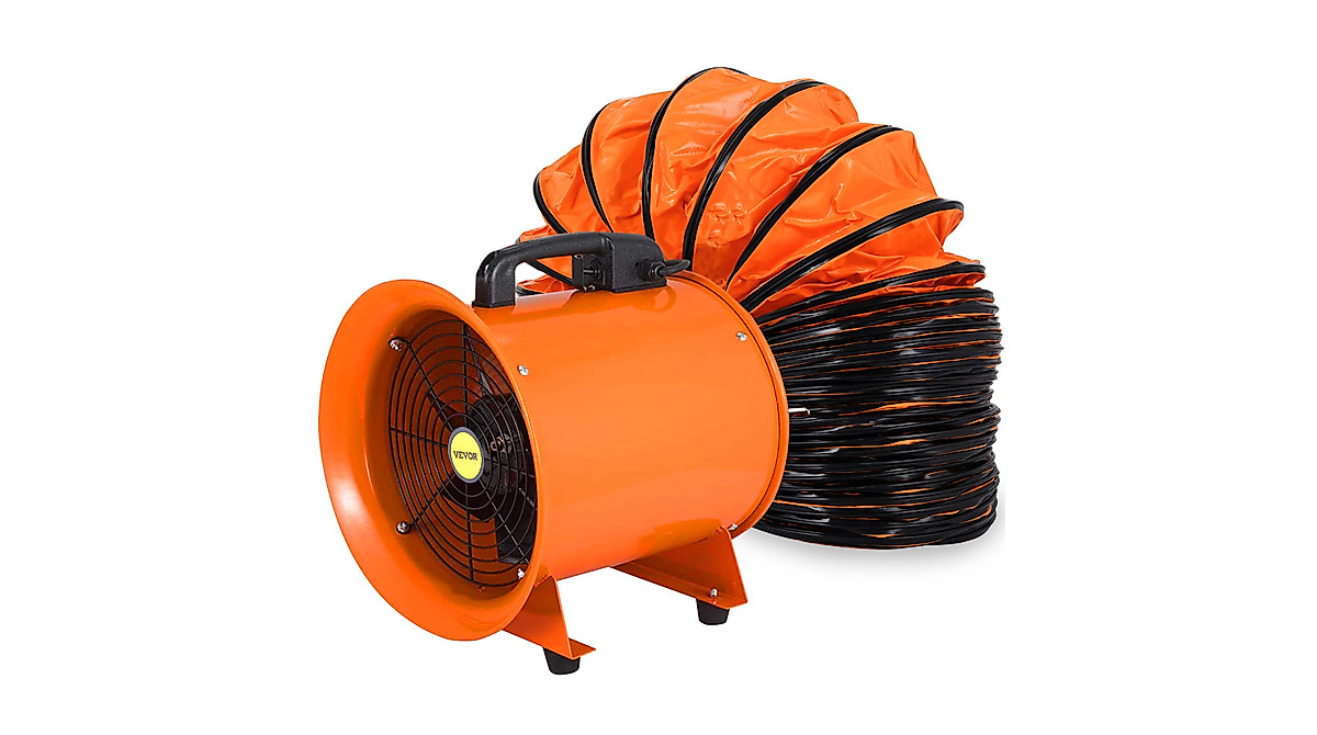 VEVOR 12" Industrial Utility Blower Fan with 10m Ducting