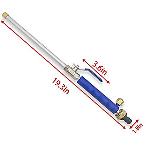 Winvin High Pressure Power Washer Wand, Watering Sprayer Cleaning Tool, Hydro Jet Water Hose Nozzle,Water Hose Wand Attachment Colour Blue