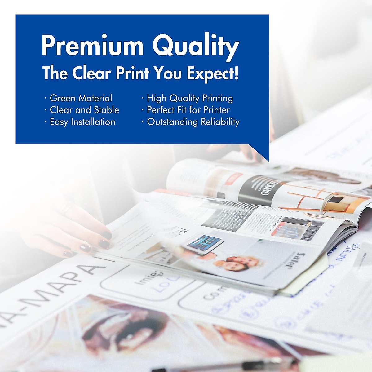 TN431 TN-431 Toner Cartridges 4-Packs: TN433 Standard Yield TN 431 Toner Replacement for Brother TN-431BK TN-431C TN-431M TN-431Y MFC-L8900CDW HL-L8360CDW HL-L8260CDW MFC-L8610CDW HL-L8360CDWT Printer