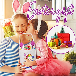 Easter Basket, Jocidea 1 Pack Personalized Easter Basket Personalized Easter Baskets for Girls Boys Personalized Easter Baskets for Kids Personalized Easter Baskets Bulk Easter Basket Stuffers - Pink