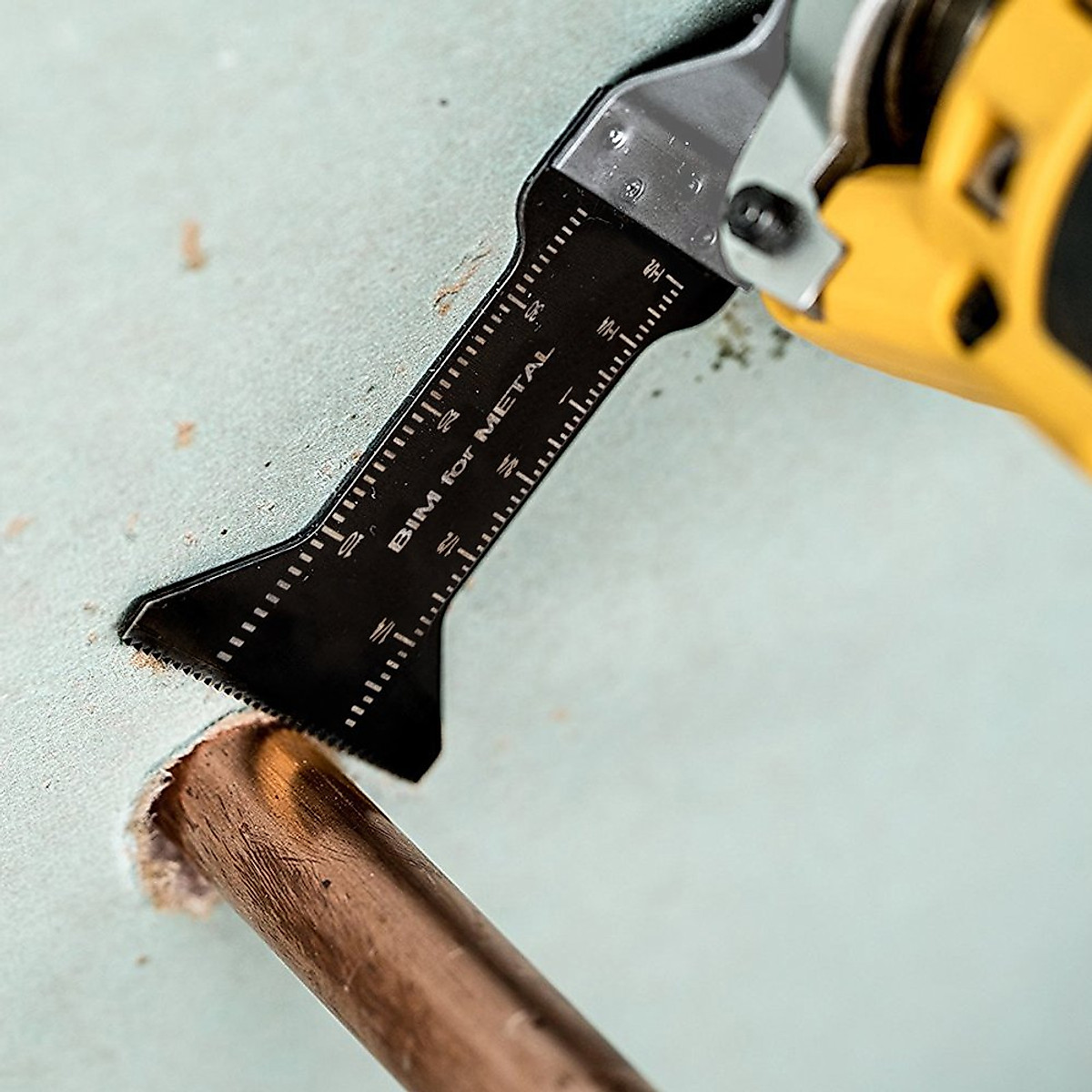 HIFROM 12PCS 45MM Bi-Metal Oscillating Multitool Quick Release Saw Blades Replacement for Porter Cable Fein Bosch Dremel Craftsman Ridgid Multi Tool