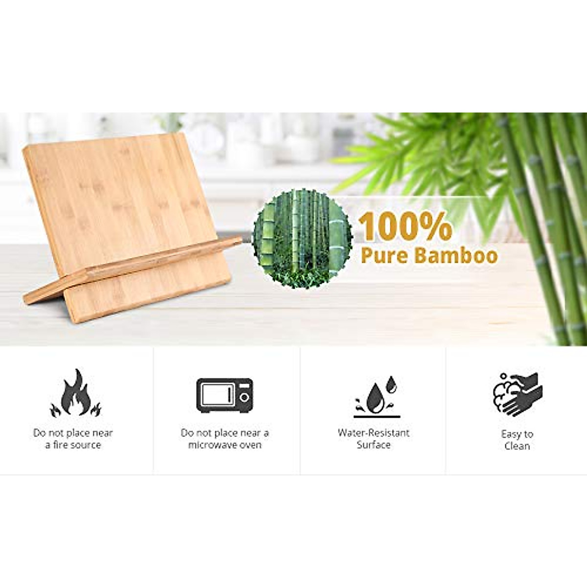 Kitchen Seven Knife Block Magnetic Knife Holder with Powerful Magnet, 100% Pure Bamboo Large Capacity Knife Organizer Block, Double Side Strongly Magnetic Kitchen Utensil Display Stand