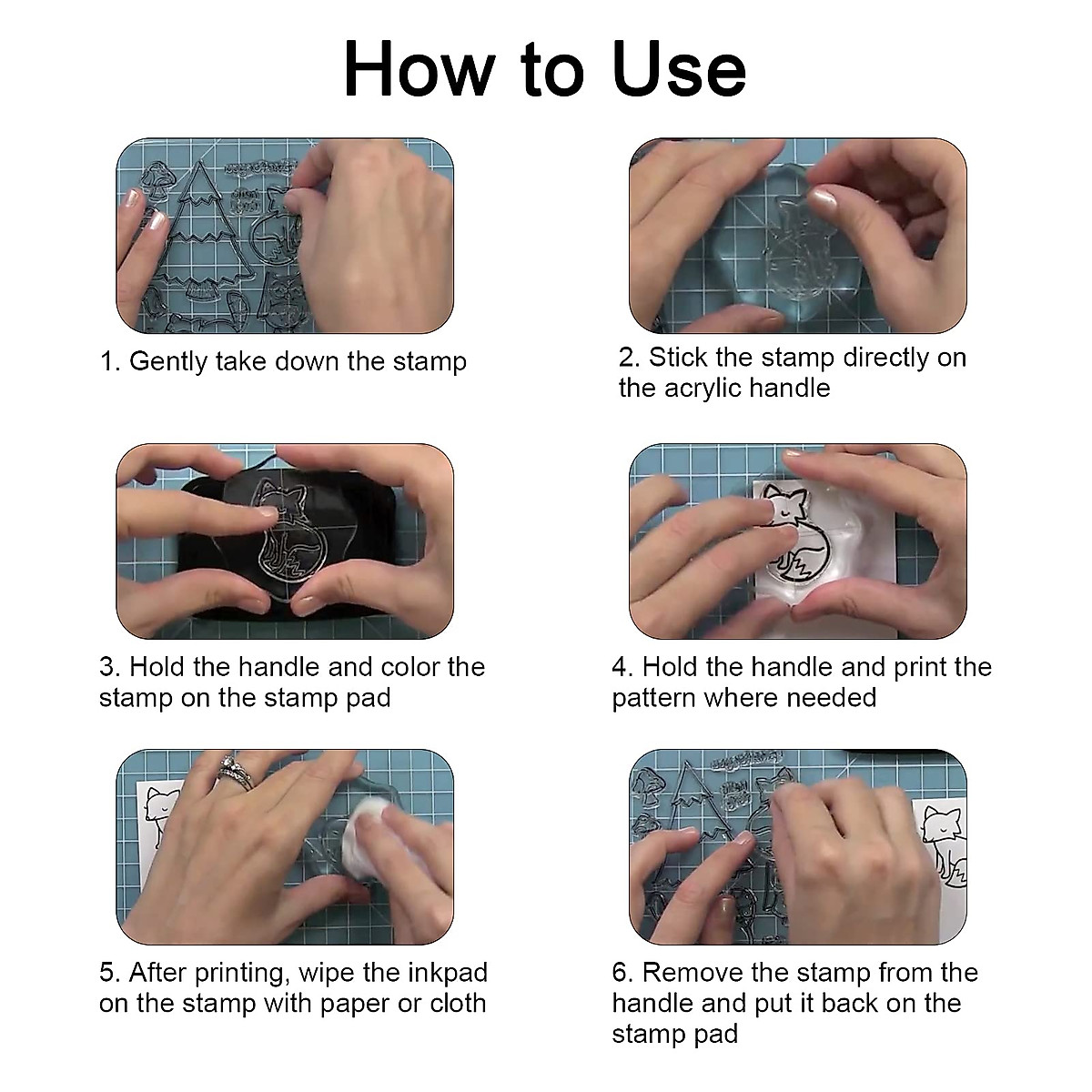 Silicone Stamp Cards, 2Pcs Camping Style Clear Stamps Cute Clear Rubber Stamps Cartoon Touring Car Seaside Spending Holiday Series Clear Stamps