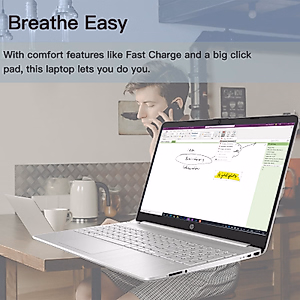 HP 2023 15.6" HD Touchscreen Laptop, Intel Core i3-1215U (Beat i5-1135G7), 16GB RAM, 512GB SSD, Intel UHD Graphics, WiFi, Bluetooth, HDMI, USB-A&C, Long Battery Life, Windows 11 Home, Silver