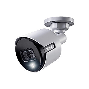 Lorex 4K Security Camera System, Ultra HD Indoor/Outdoor Wired Bullet Cameras with Motion Detection Surveillance, Active Deterrence and Smart Home Compatibility, 2TB 8 Channel DVR, 4 Cameras
