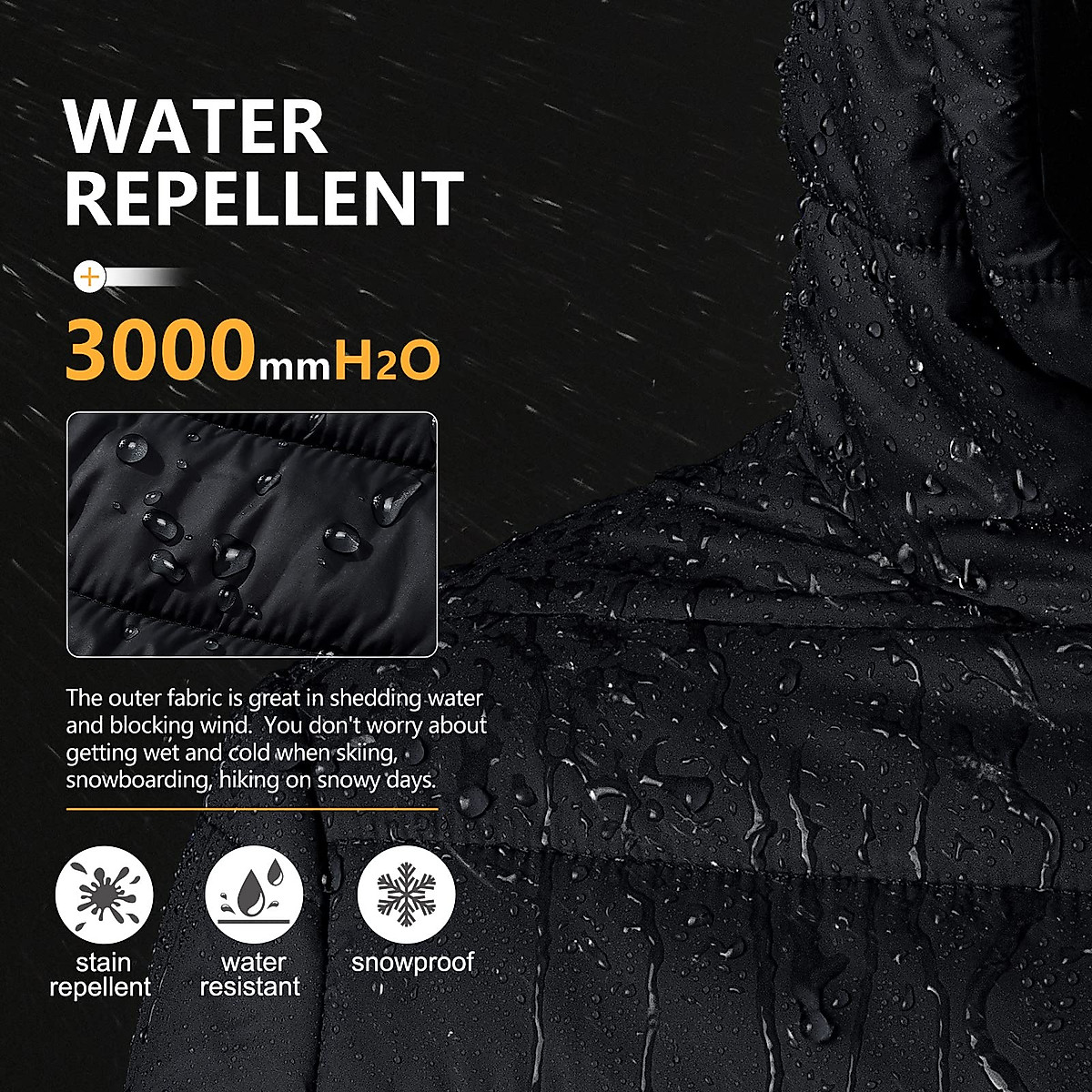 Outdoor Ventures Women's Packable Lightweight Full-Zip Puffer Jacket with Hood Quilted Winter Coat