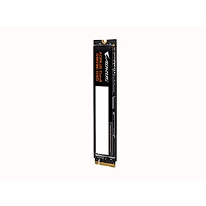 GIGABYTE AORUS Gen4 5000E SSD 500GB PCIe 4.0 NVMe M.2 Internal Solid State Hard Drive with Read Speed Up to 5000MB/s, Write Speed Up to 3800MB/s, AG450E500G-G