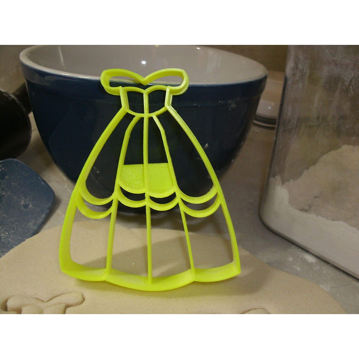 INSPIRED BY BELLE BEAUTY AND THE BEAST THEME PRINCESS DRESS COOKIE CUTTER MADE IN USA PR2908