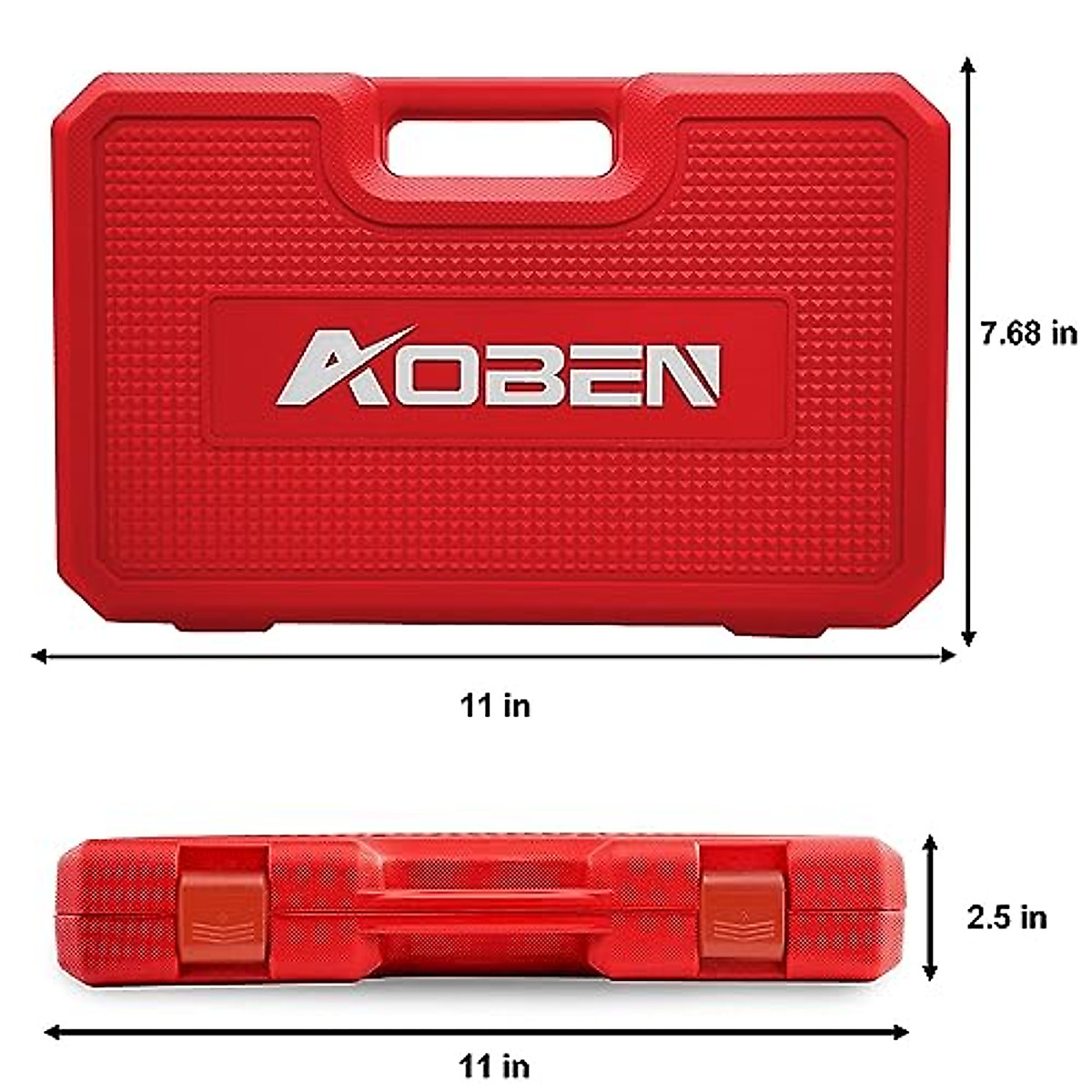 AOBEN 64Pcs Master Torx Bit Socket and External Torx Socket Set, 1/4, 3/8, 1/2-inch(E4-E24, T6-T70,TT6-TT70,TP8-TP60), S2 and Cr-V Steel, Includes Socket Adapters