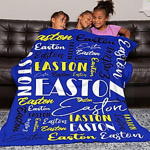 Customization of lover Custom Name Blanket Personalized Blanket for Adult Kids Flannel Customized Personalized Throw Blanket (50''x60'', Option 26)