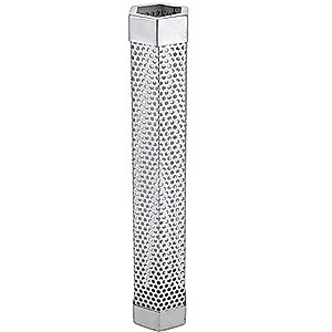 Durable Stainless Steel Portable BBQ Smoker, Stylish BBQ Smoker Tube, for Charcoal Grill Gas Grill Electric Grill(Hexagon)