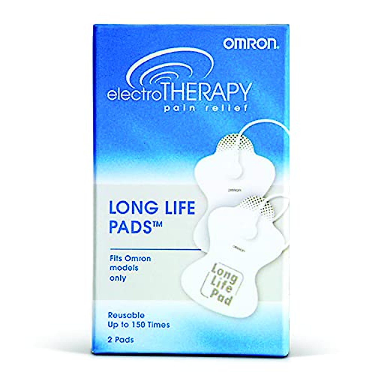Omron Tens Therapy Pain Relief Long Life Pads, 2 count