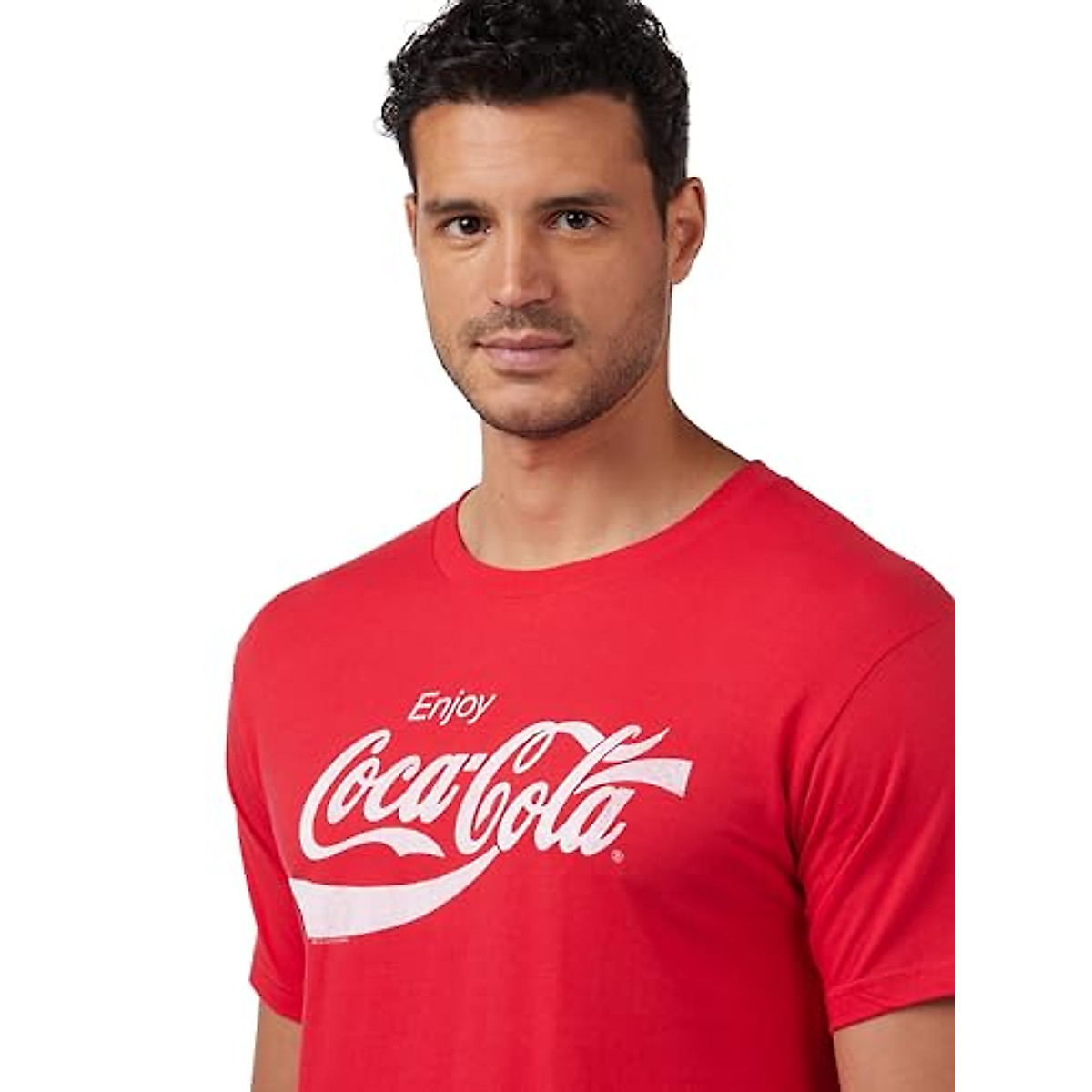 Coca-Cola Men's Eighties Coke Short Sleeve T-Shirt, Red, X-Large